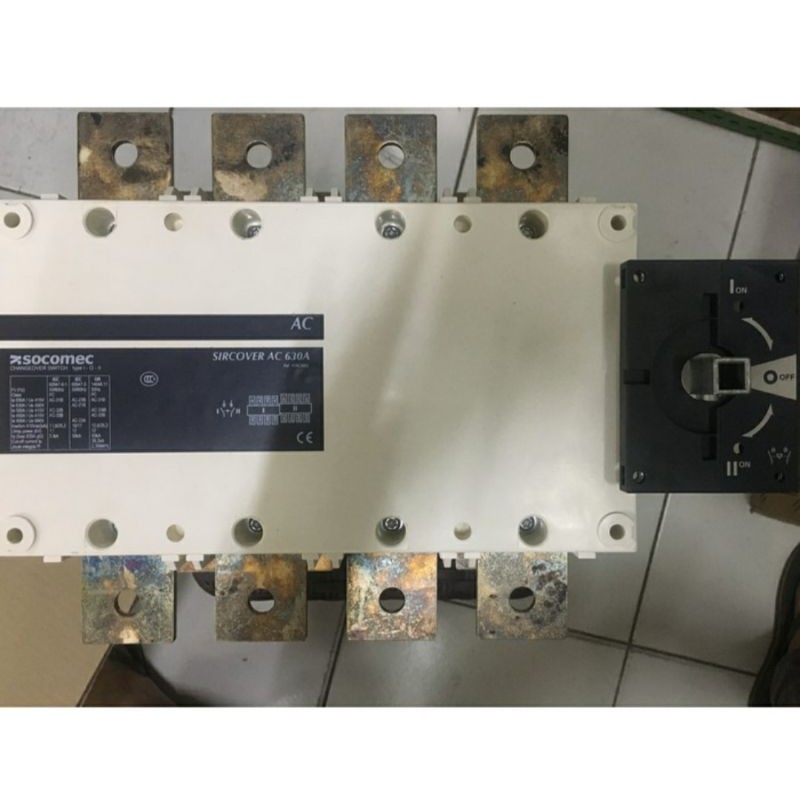 Jual Change Over Switch Cos socomec Sircover 4p 630A Original | Shopee ...