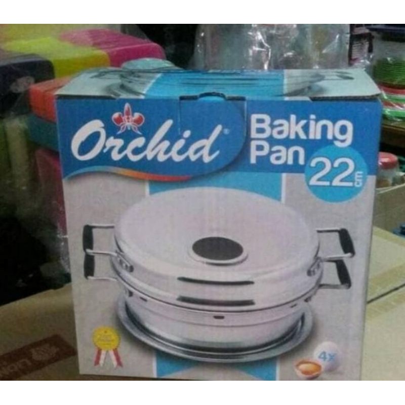 Jual baking pan Orchid 22 ( 4 telor) | Shopee Indonesia