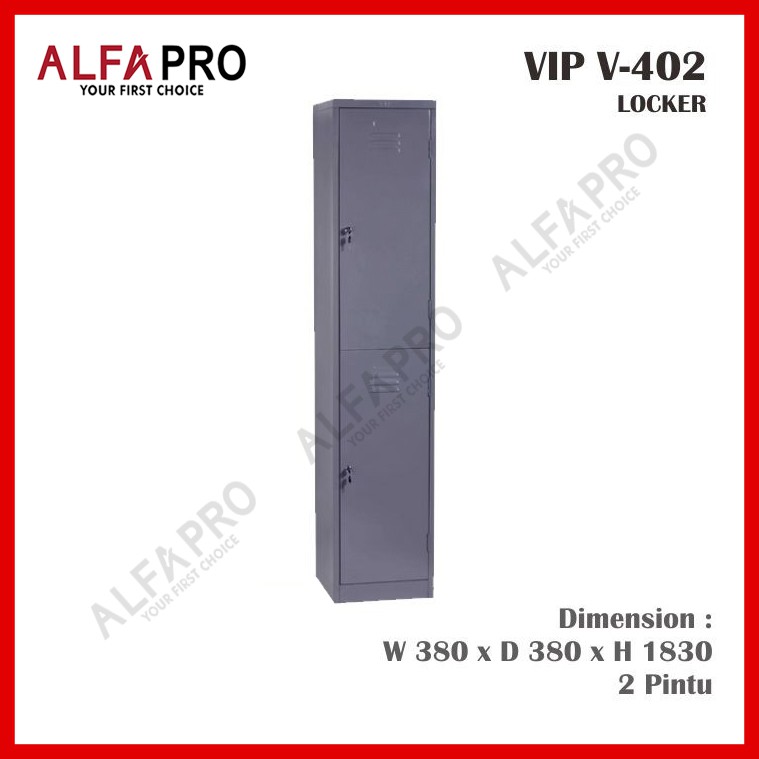 Jual Loker 2 Pintu Loker Besi Lemari Arsip Besi Lemari Besi VIP - V 402 ...
