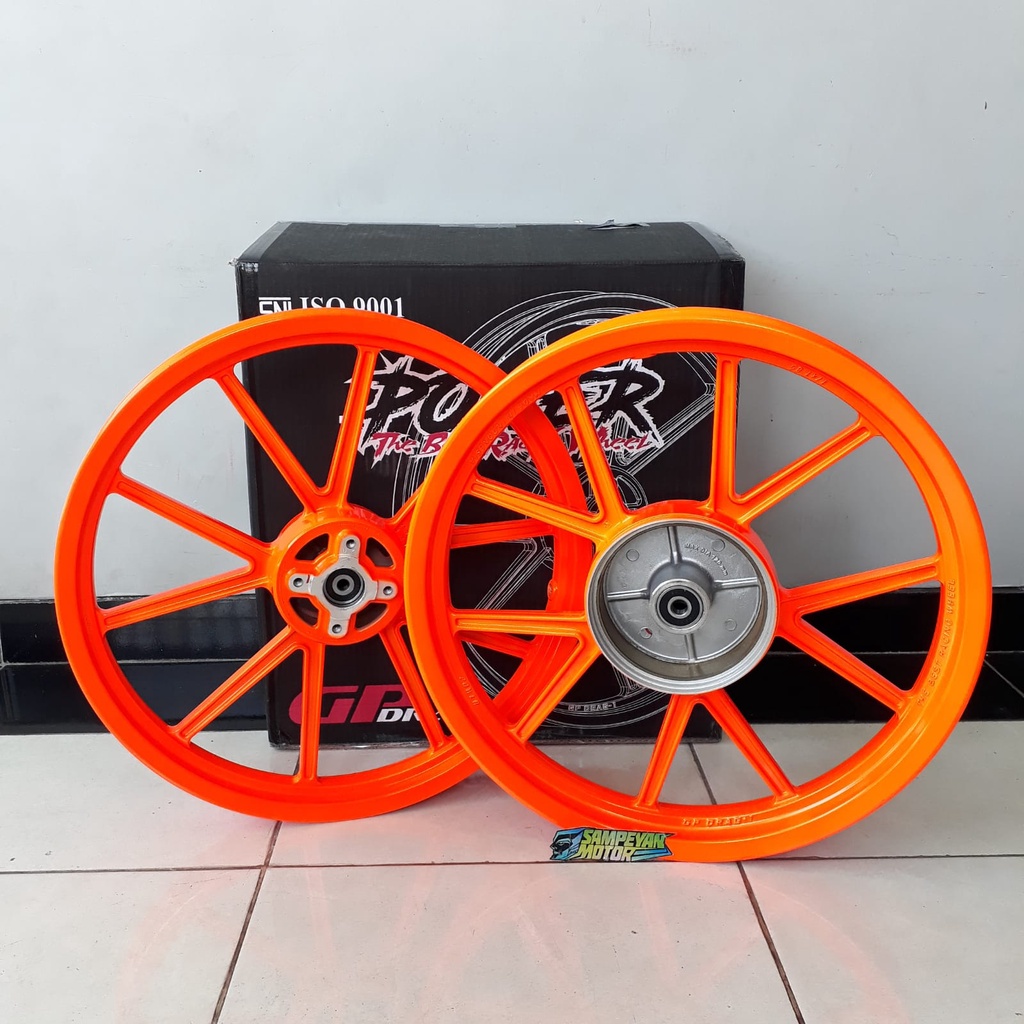 Jual Velg Racing Set Jupiter MX - Jupiter Z Power GP Wheel Drag 1 Biru ...