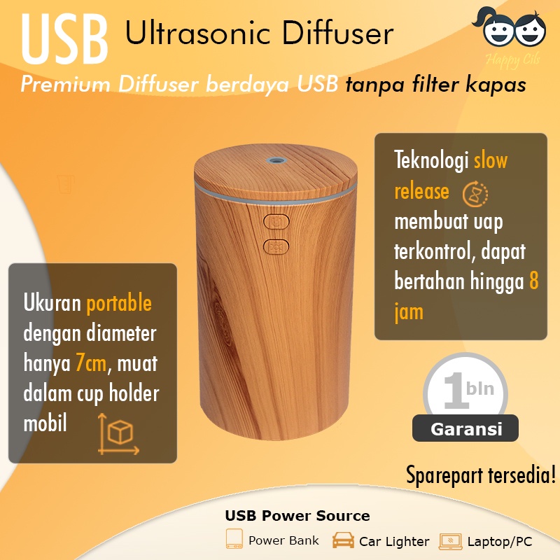 Jual USB Car Diffuser Humidifier Ultrasonic Tanpa Stik Kapas Untuk ...