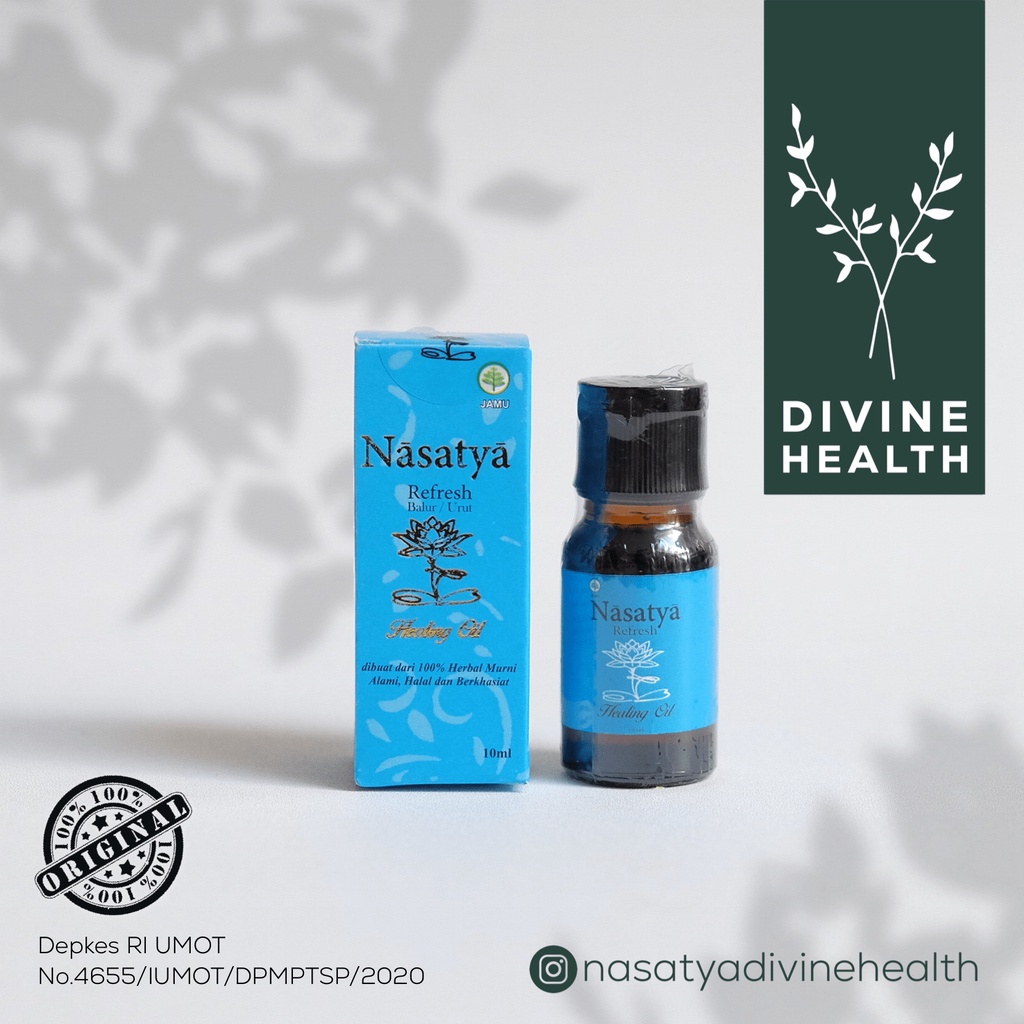 Jual Nasatya Refresh Herbal Oil HALAL untuk Pijat Urut, Pegal-Pegal ...
