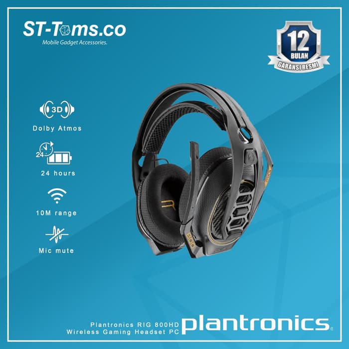 Jual Plantronics RIG 800HD / RIG800 / RIG 800 Wireless Gaming Headset ...