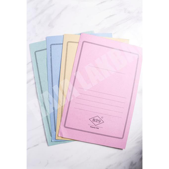 Jual Stofmap / Stopmap / Map Kertas B29 biru / kuning / merah / hijau ...