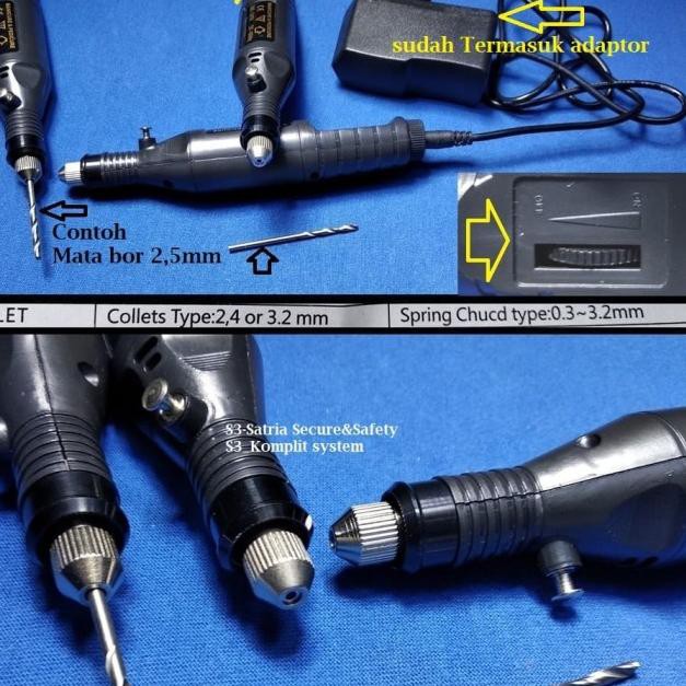 Jual FT-439>> Bor Mini drill kecil Drill Dc board papan PCB Minidril ...