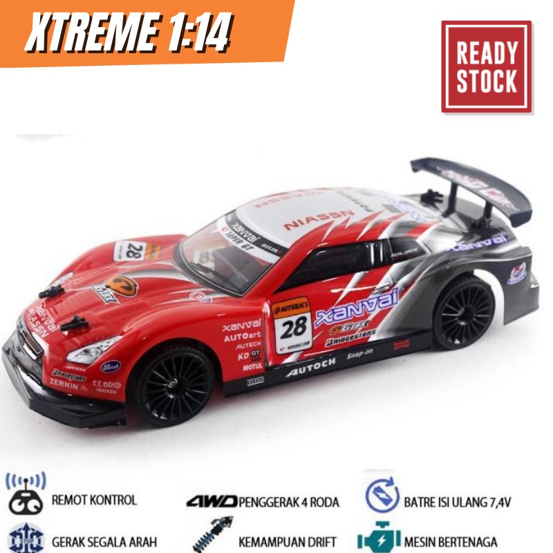 Jual Mobil RC Drift X-TREME Turbo Skala 1:14 High Speed Remote Control ...