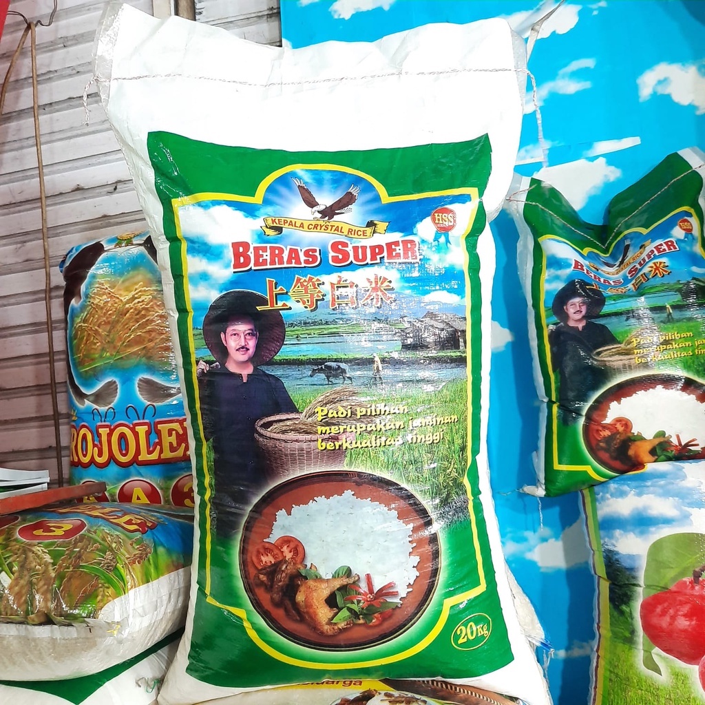 Jual Beras Pak Tani 10 Kg 20 Kg Beras Putih Pulen Premium Beras Super ...