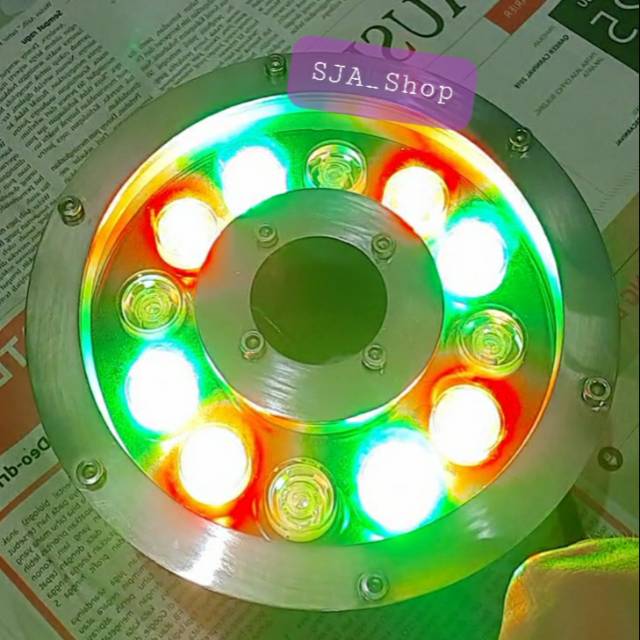Jual Lampu air mancur led rgb 12 watt | Shopee Indonesia