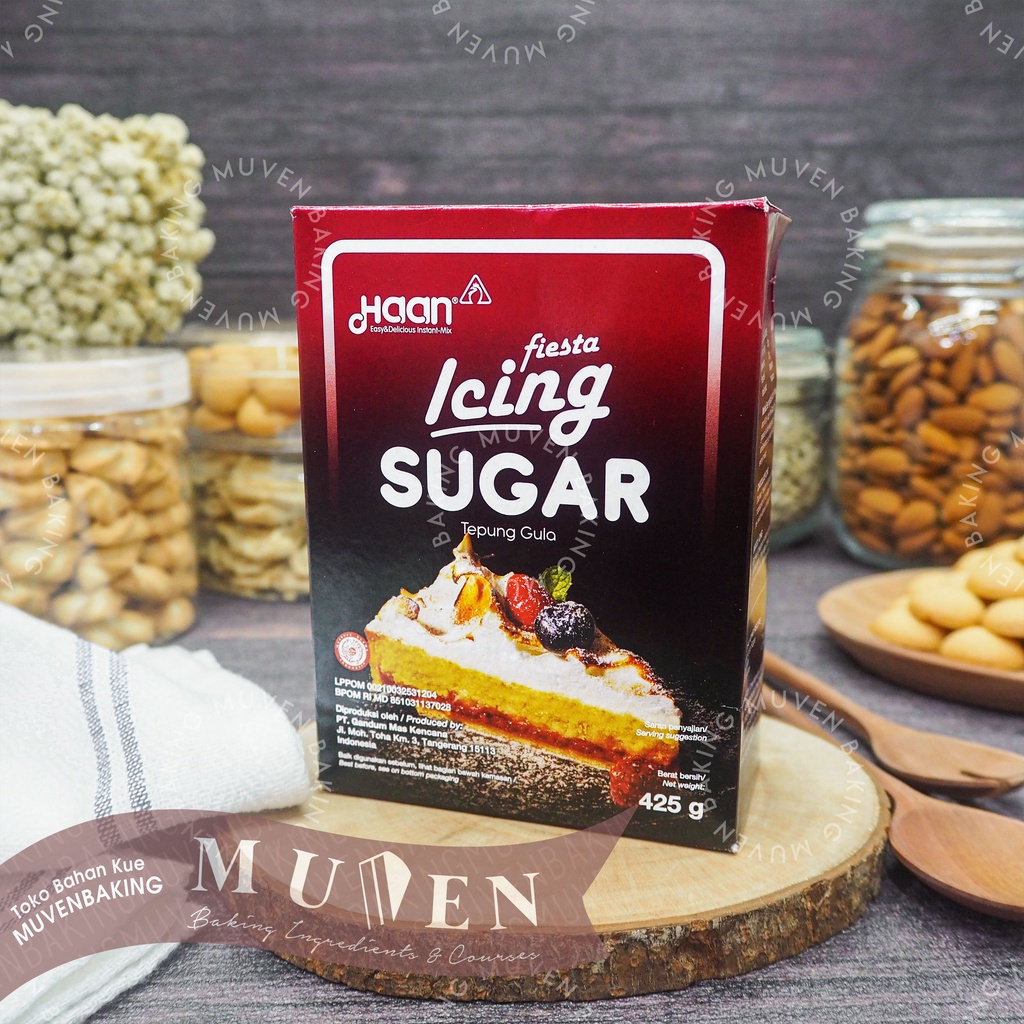 Jual HAAN FIESTA ICING SUGAR 425 GR | Shopee Indonesia