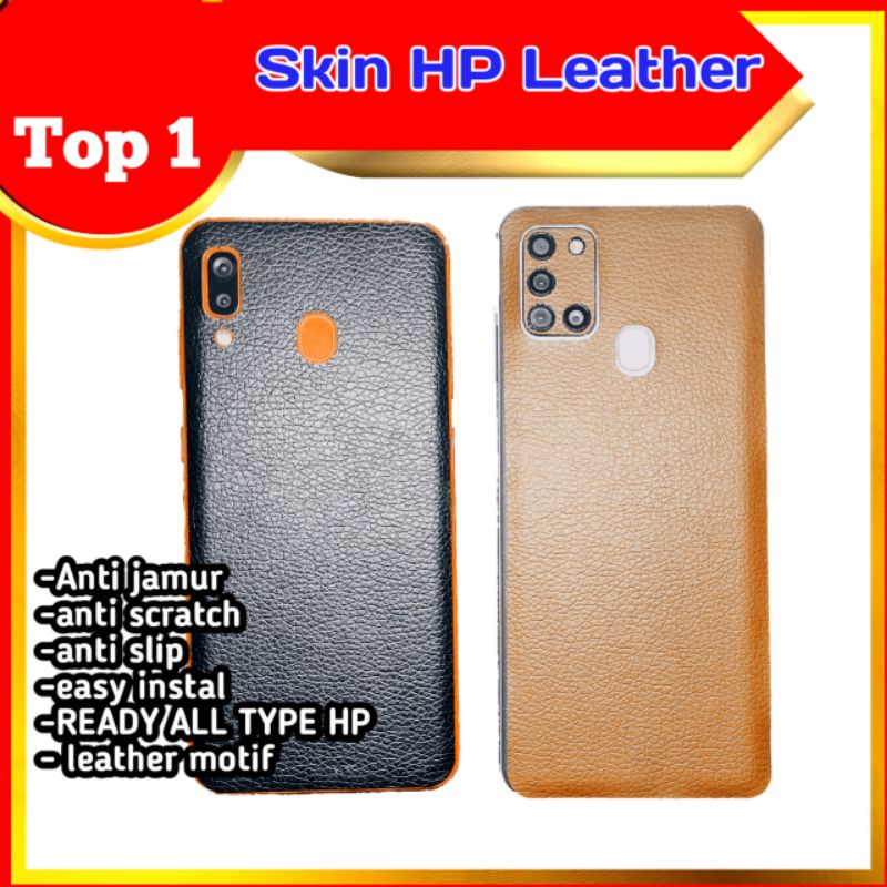 Jual garskin hp + garskin camera leather motif kulit all merek all type ...
