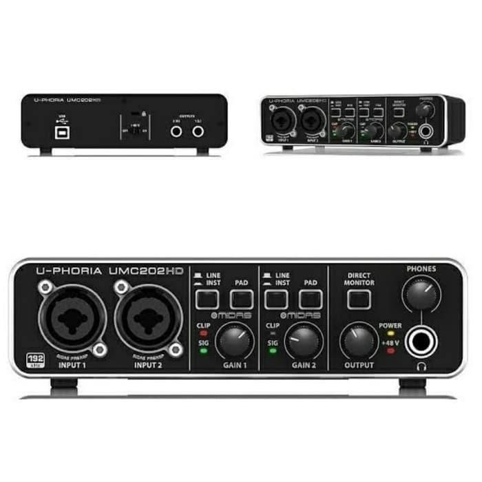 Jual Behringer UMC202HD ( UMC 202 HD ) Soundcard Audio Interface ...