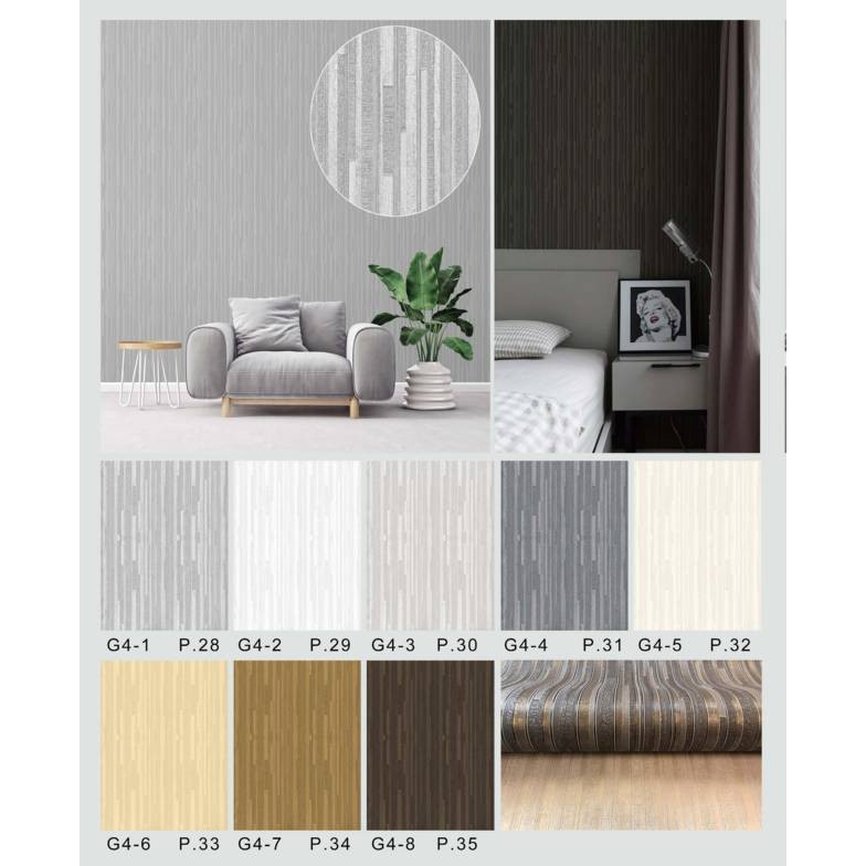 Jual JUAL WALLPAPER DINDING LE KANTOR MINIMALIS MOTIF POLOS BERTEKSTUR ...