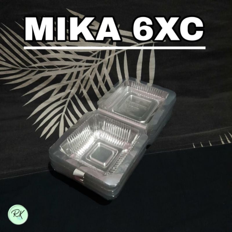 Jual BOX MIKA PLASTIK 6XC ISI 100 PCS / BOX MIKA PLASTIK BENING KUE ...