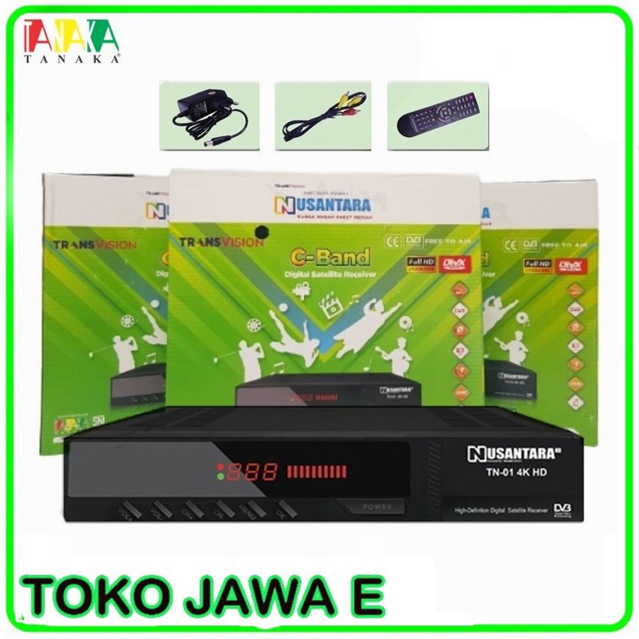 Jual TANAKA RECEIVER PAKET DIGITAL PARABOLA NUSANTARA C BAND+ KU BAND ...