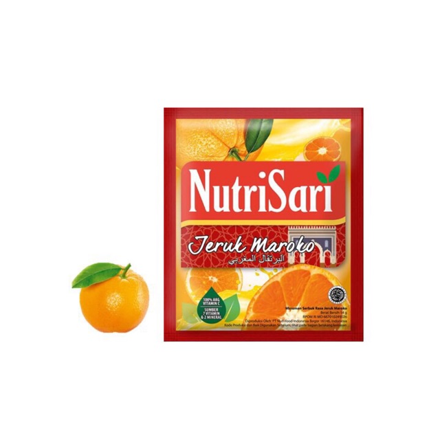 Jual Nutri Sari Jeruk Maroko 14gr | Shopee Indonesia