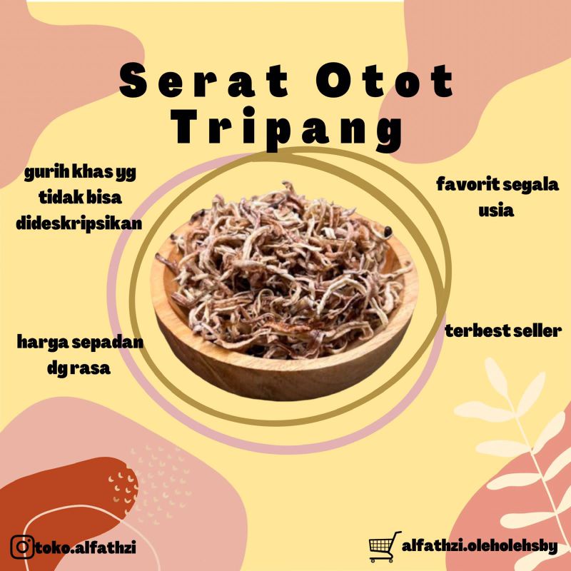 Jual Oleh-Oleh Surabaya Otot Tripang Khas Kenjeran 100gr | Shopee Indonesia