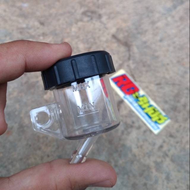 Jual botol tabung minyak master rem brembo bening transparan miring ...
