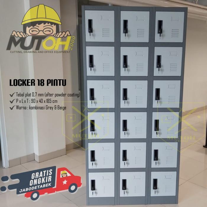 Jual Filling Cabinet / Loker Besi Locker Besi 18 Pintu (Door Steel ...
