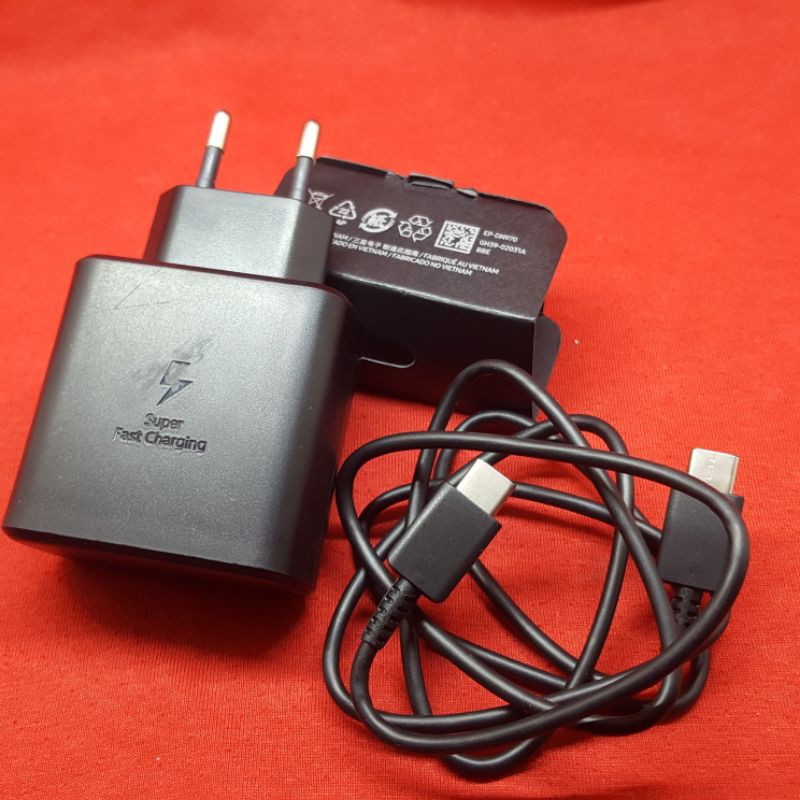Jual Charger SMSUNG 45W Fast Charging Note10plus Note10lite Note20 ...