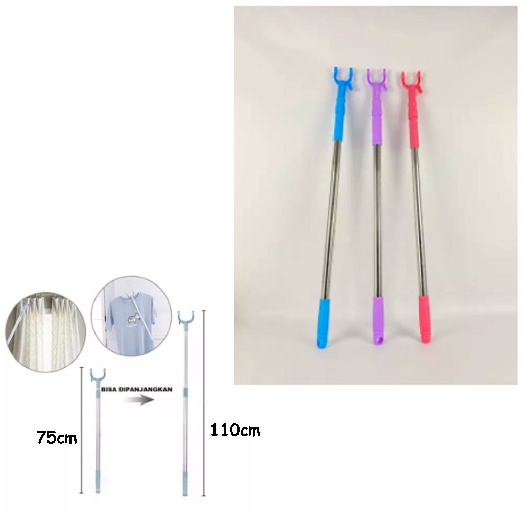 Jual Tongkat Baju Sodokan Baju Pengait Baju Gantung Baju Hanger ...