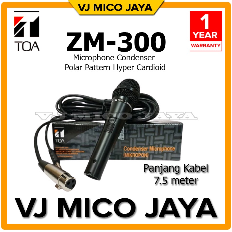 Jual TOA ZM-300 Microphone Condenser | Shopee Indonesia