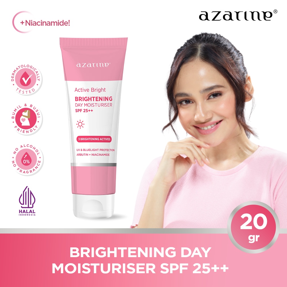 Jual Azarine Active Bright - Brightening Day Moisturiser SPF 25++ 20gr ...