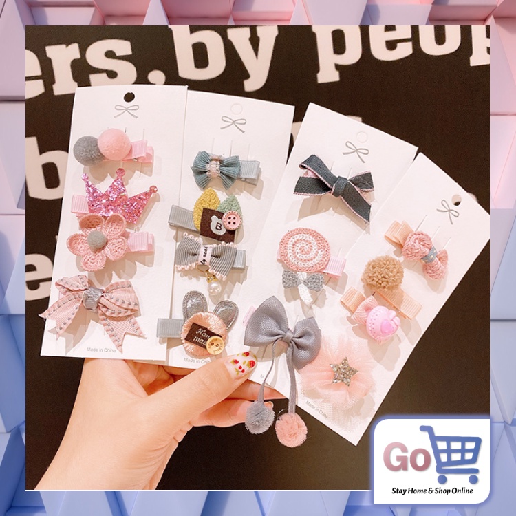 Jual Go - F706 (4 PCS) Jepit Rambut Model Pita Ala Korea / Aksesoris ...