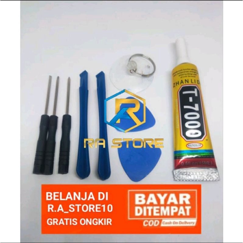 Jual Obeng Fulset Handphone isi 10 in 1 + Lem B7000 15ML | Obeng 8 in 1 + Lem T7000 15ml promo ...