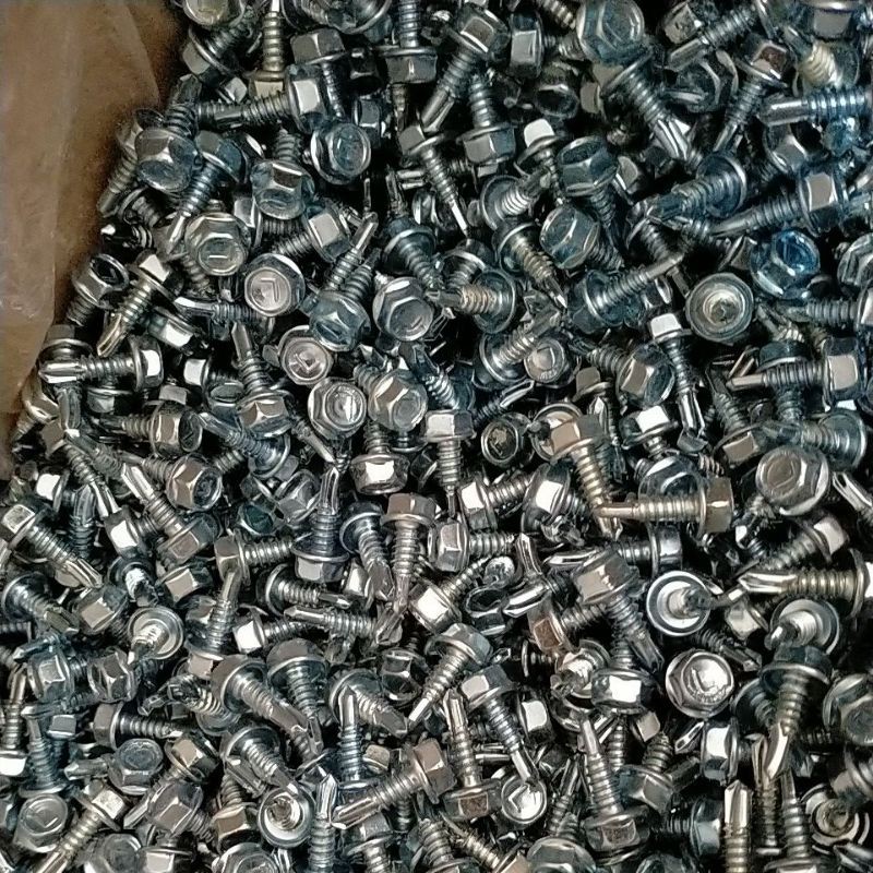 Jual Self Drilling Screw 10X16/Baut Baja Ringan isi 100 | Shopee Indonesia