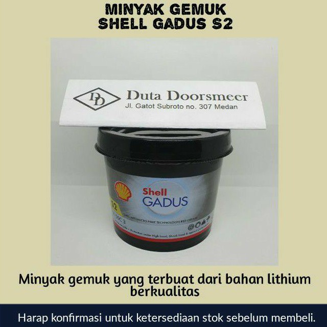 Jual Shell Gadus S2 V150C 3 Minyak Gemuk Merah Red Grease 500 g ...