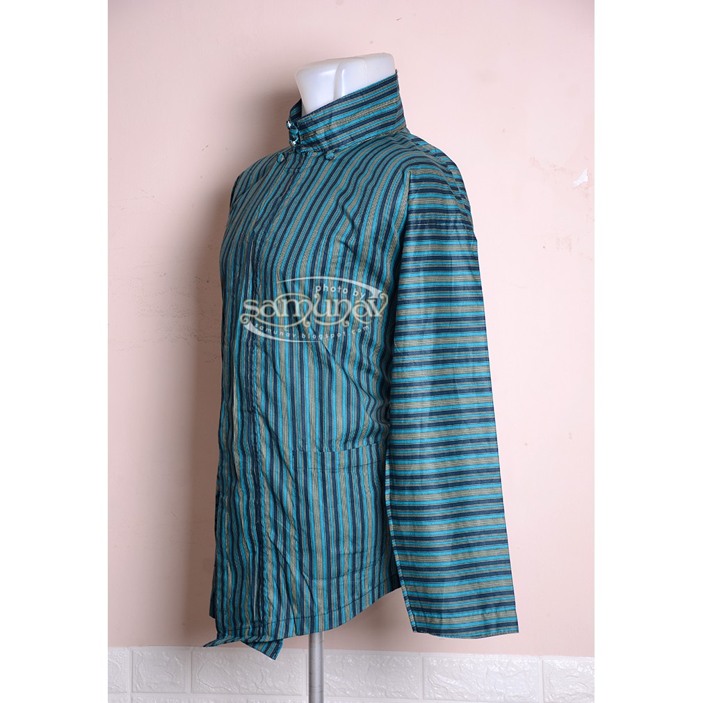 Jual SURJAN LURIK SUPER HALUS KHAS JAWA HIJAU BIRU | Shopee Indonesia
