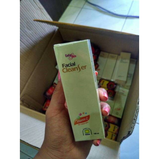 Jual FACIAL CLEANSER COLLASKIN COFC / PENCERAH WAJAH / PENGHILANG ...