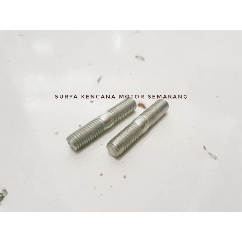 Jual Baut tanam di pangkal knalpot dobel double drat Vespa Matic LX LXV ...