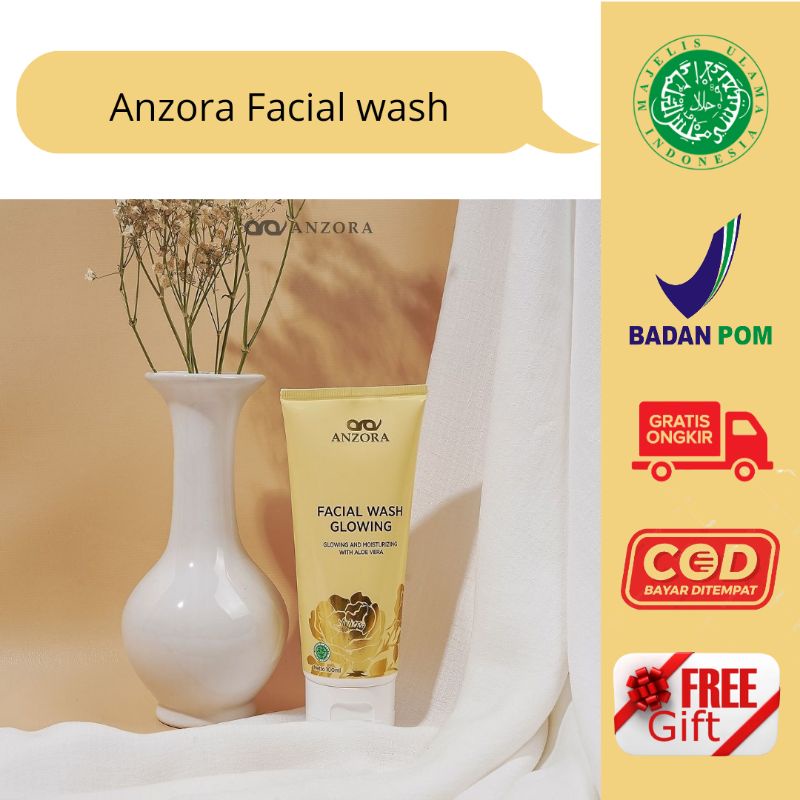 Jual Anzora Skincare Facial Wash | Shopee Indonesia