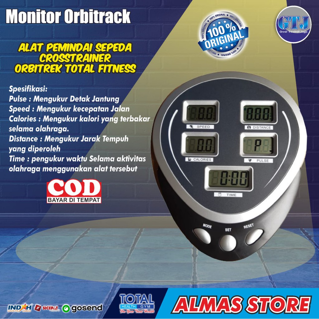 Jual Monitor sepeda statis Orbitrek Speda Olahraga Orbitrack Sepeda ...