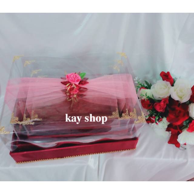 Jual Box hantaran kotak seserahan lamaran isi 4 tile full sudut siku ...