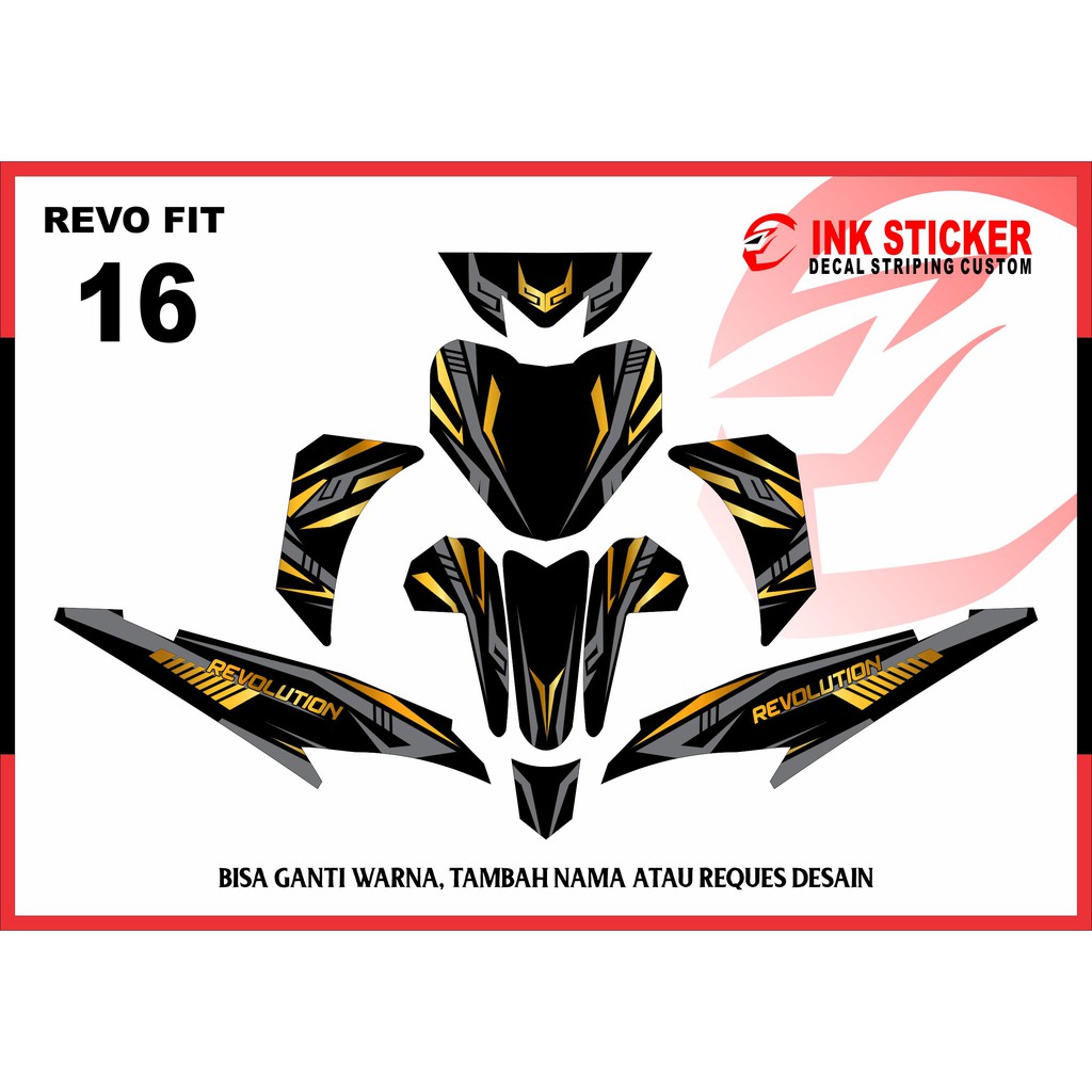 Jual Sticker Decal REVO FIT desain 16 | Shopee Indonesia