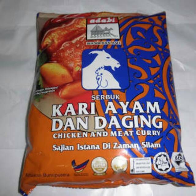 Jual BUMBU KARI ADABI 250gr(HALAL) | Shopee Indonesia
