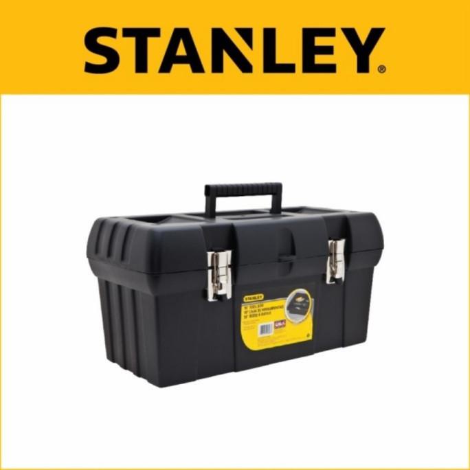 Jual Stanley Kotak Perkakas Tool Box Plastic 24 Inch Metal Latch ...