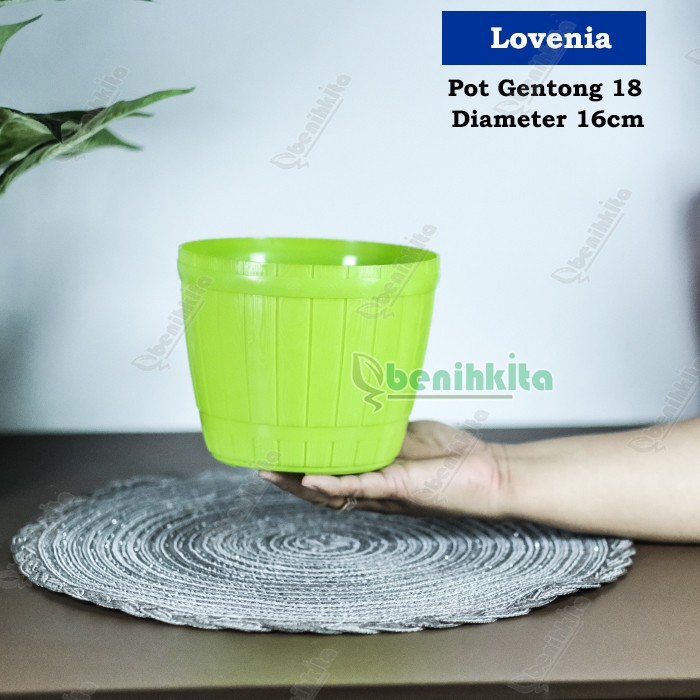 Jual Pot Tanaman-Bunga 16cm Motif Gentong No.18 (Lovenia) | Shopee ...