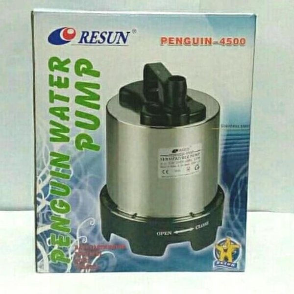 Jual Pompa Air Celup Resun Penguin 4500 SP4500 Submersible Water Pump Kolam Stainless Steel ...