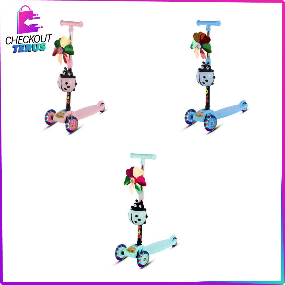 Jual CT M95 Mainan Otopet Scooter Anak Motif Kumbang Roda 3 Bisa Lipat ...