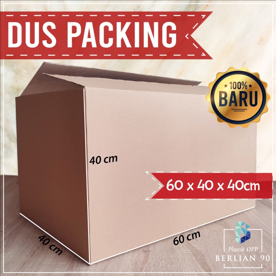 Jual Dus Packing 60x40x40 cm Kardus Box Packing Polos Box Besar Kardus ...