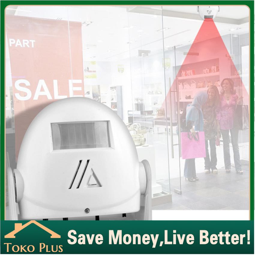 Jual Bel Pintu Toko Rumah sensor gerak Selamat Datang Alarm Sensor ...