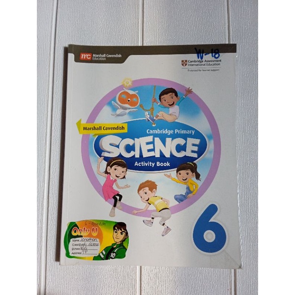 Jual Cambridge Primary Science 6 Activity book | Shopee Indonesia