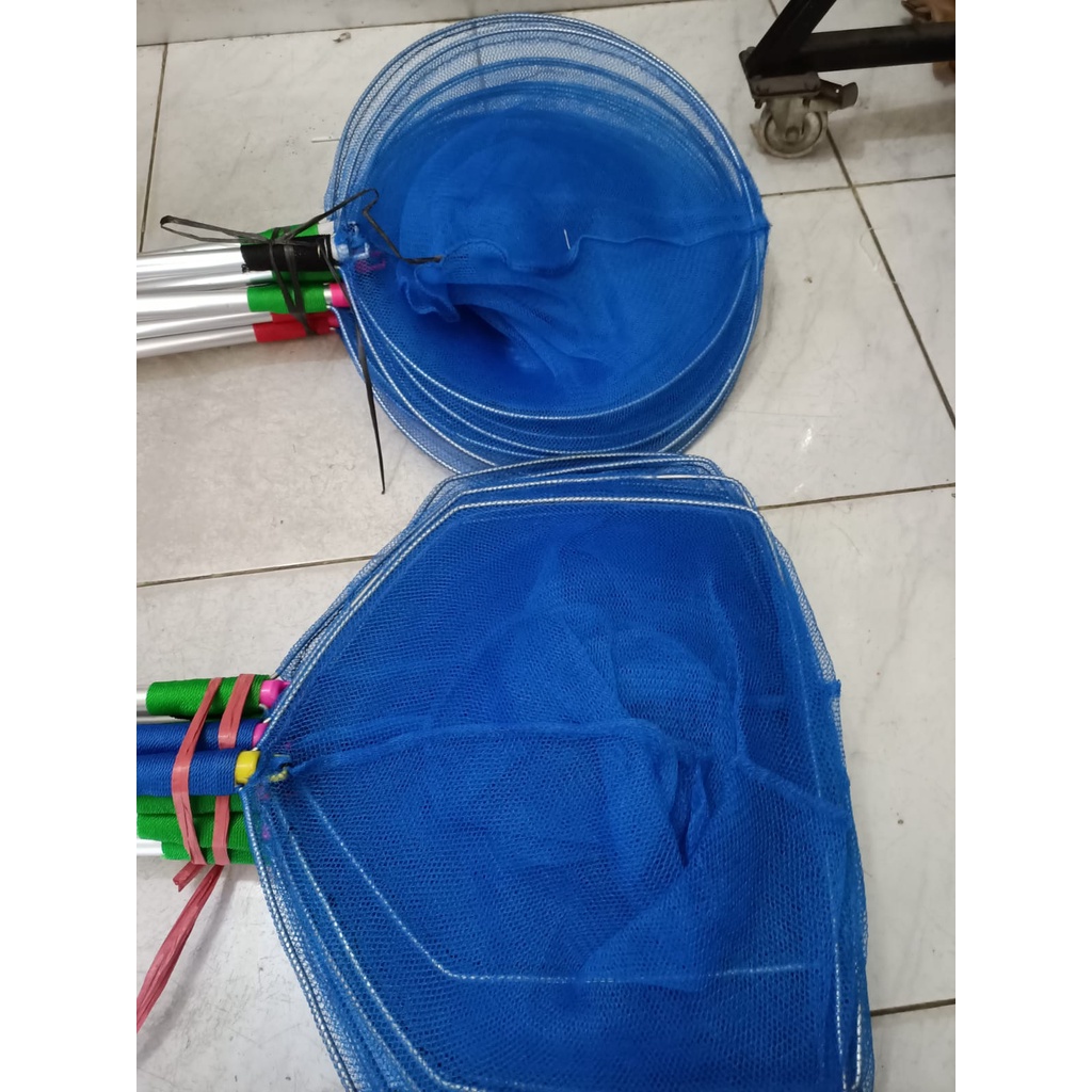 Jual Serokan Jaring Ikan Polinet uk 40cm x 60cm | Shopee Indonesia