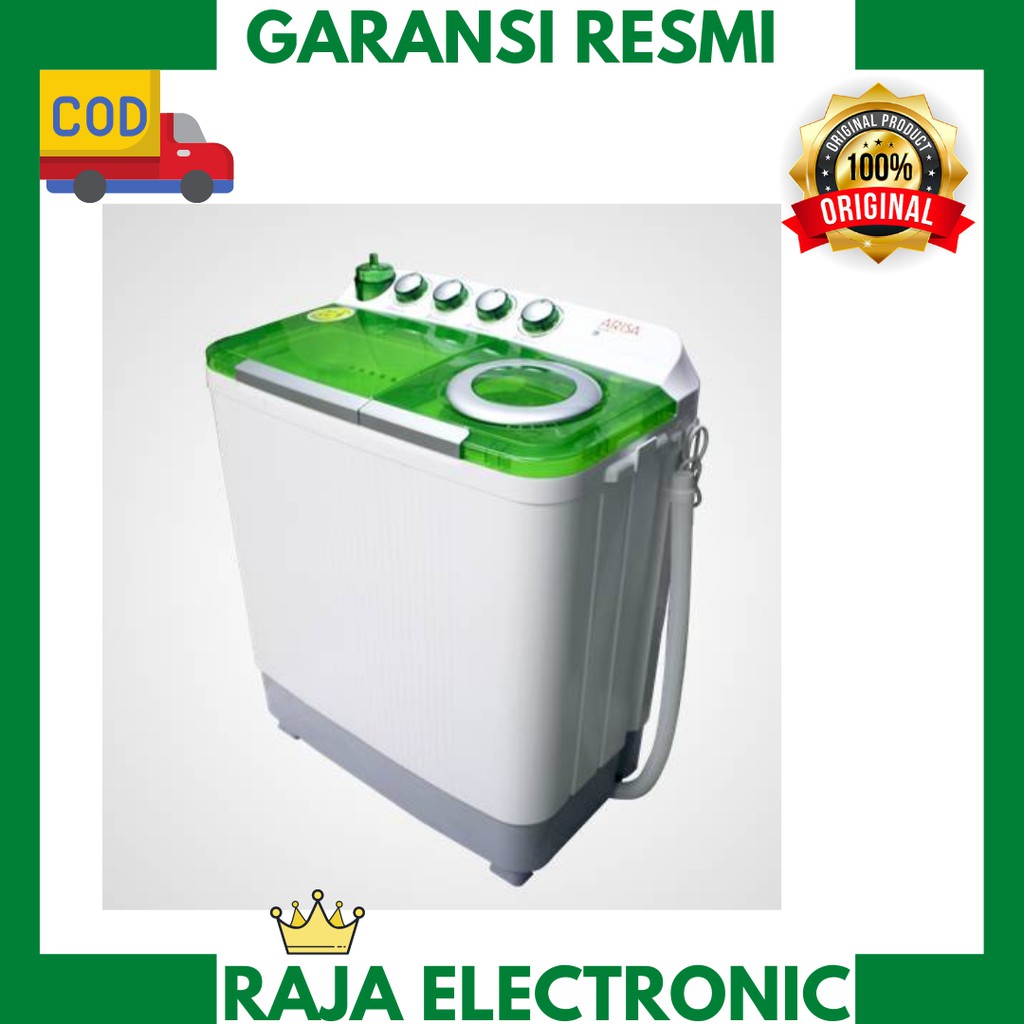 Jual MESIN CUCI 2 TABUNG ARISA AW 0801A DOUBLE PULSATOR KAPASITAS 8KG NEW | Shopee Indonesia
