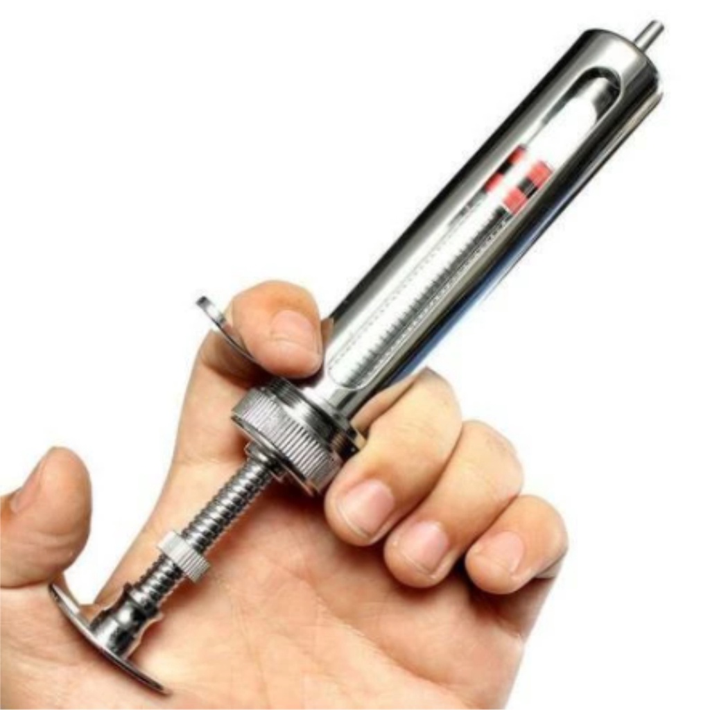 Jual Alat Injeksi Vaksin Injeksi Bumbu Suntik Parfum Suntikan Stainless ...