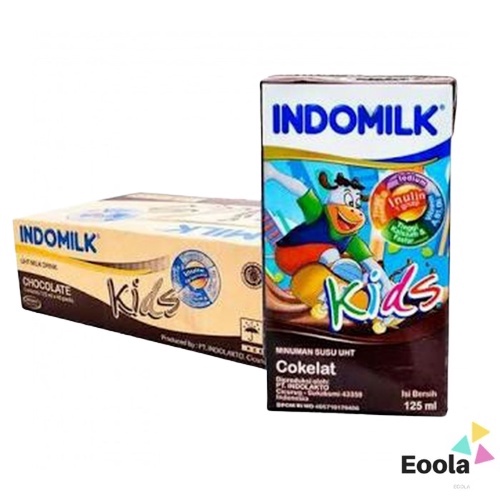 Jual INDOMILK KIDS Susu UHT Rasa Cokelat - 1 Karton (115ml x 40 kotak) | Shopee Indonesia