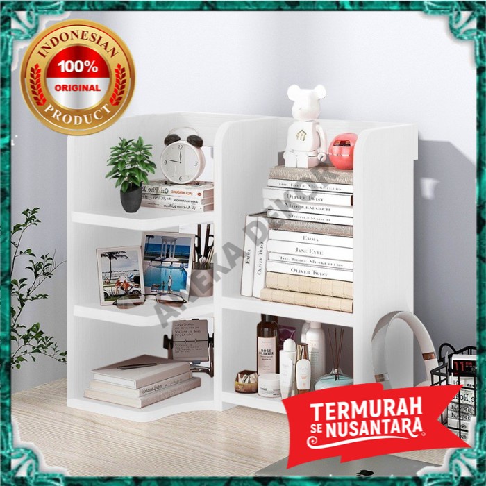 Jual Rak Buku Meja Office Minimalis Tempat Penyimpanan Barang Serbaguna ...